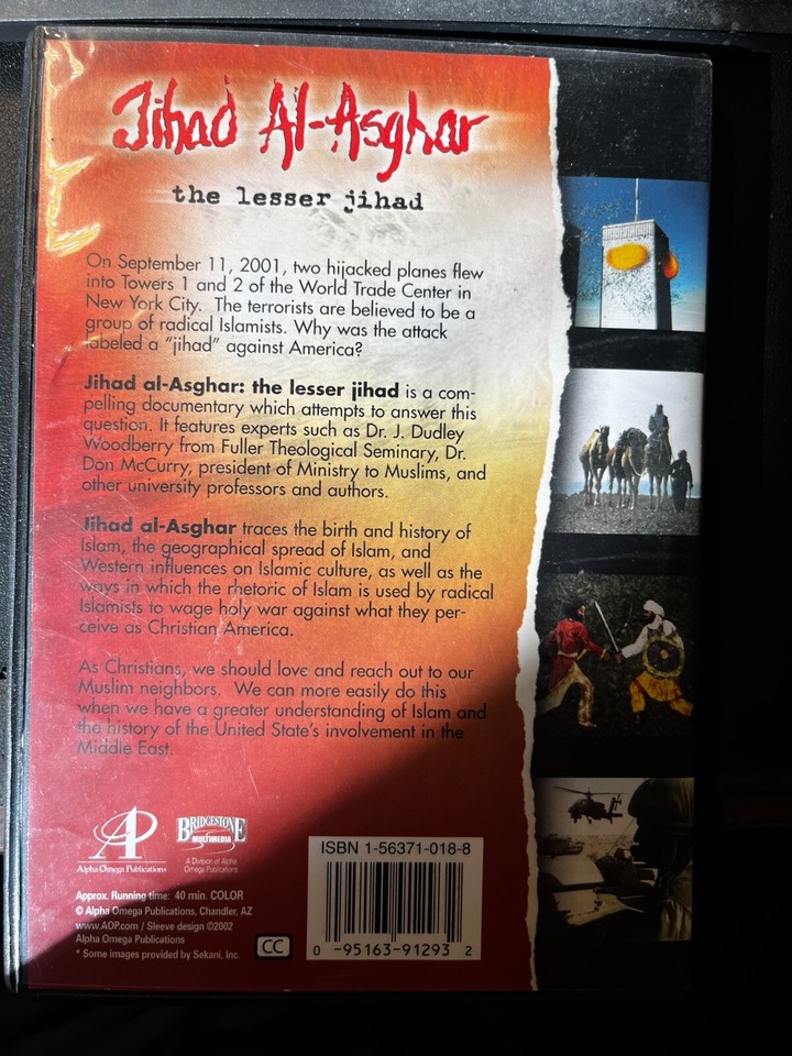 Jihad Al-Asghar The Lesser Jihad Very Good DVD History of Islam Meaning ...