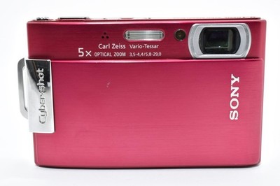 Sony Cyber-shot DSC-T200 Digital Camera 8.1MP Red 3.5
