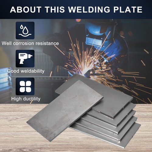 2x4 Inch Mild Steel Welding Plate, 11 Gauge Welding Practice and ...