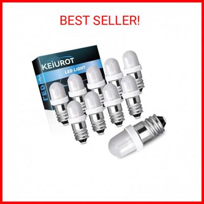 E10 Led Bulb Flashlight Bulbs (10ct) E10 Mini Led Bulb 3V 3.8V 4.5V DC ...