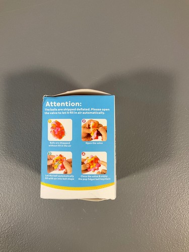 Pop Fidget Toys Its Ball Toy 4 PCS 3D Stress Balls It Pop Fidgets Pack ...