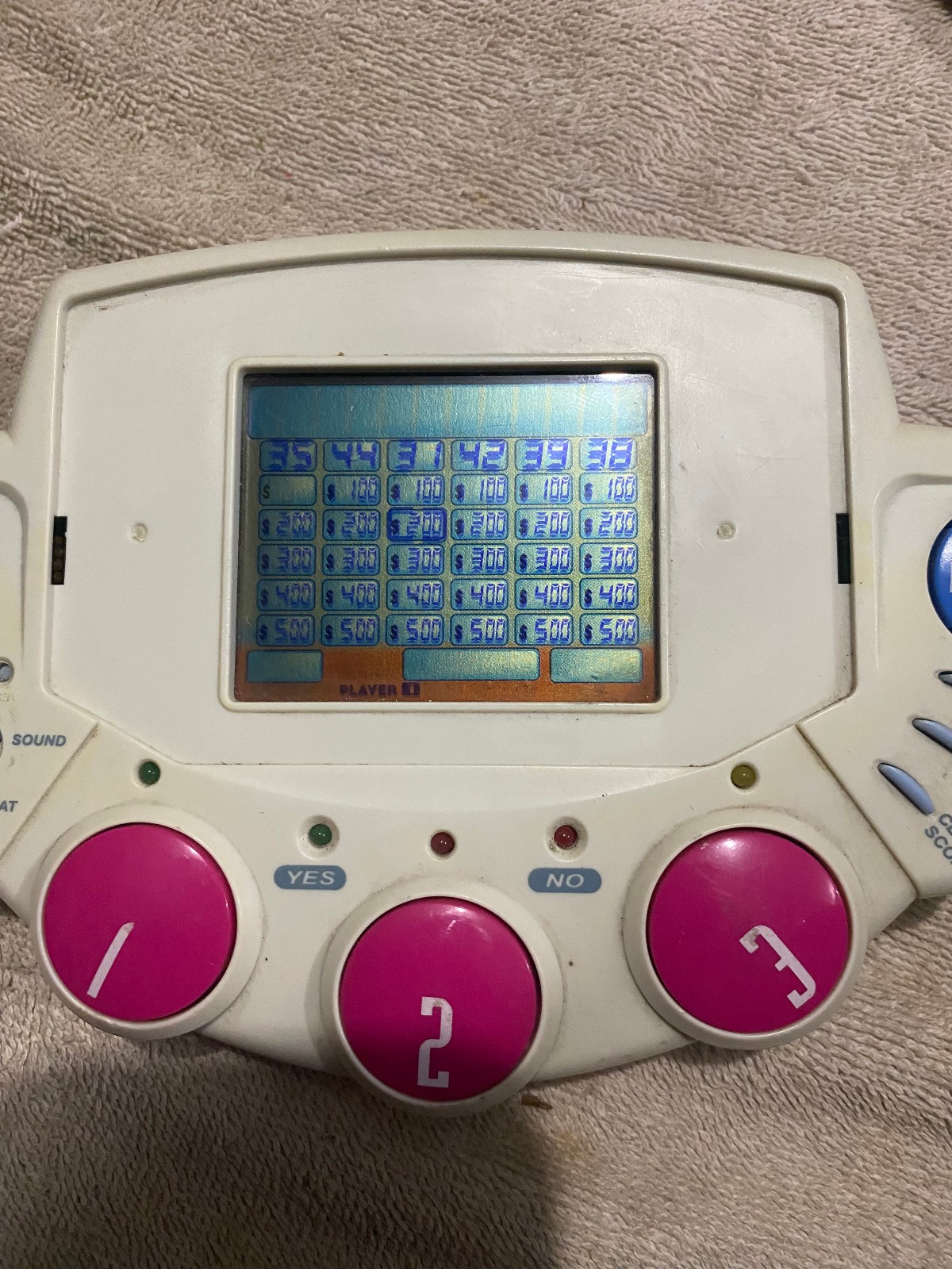 Lot Of 3 Handheld Electronic Games Boggle Monopoly Jeopardy All Work ...