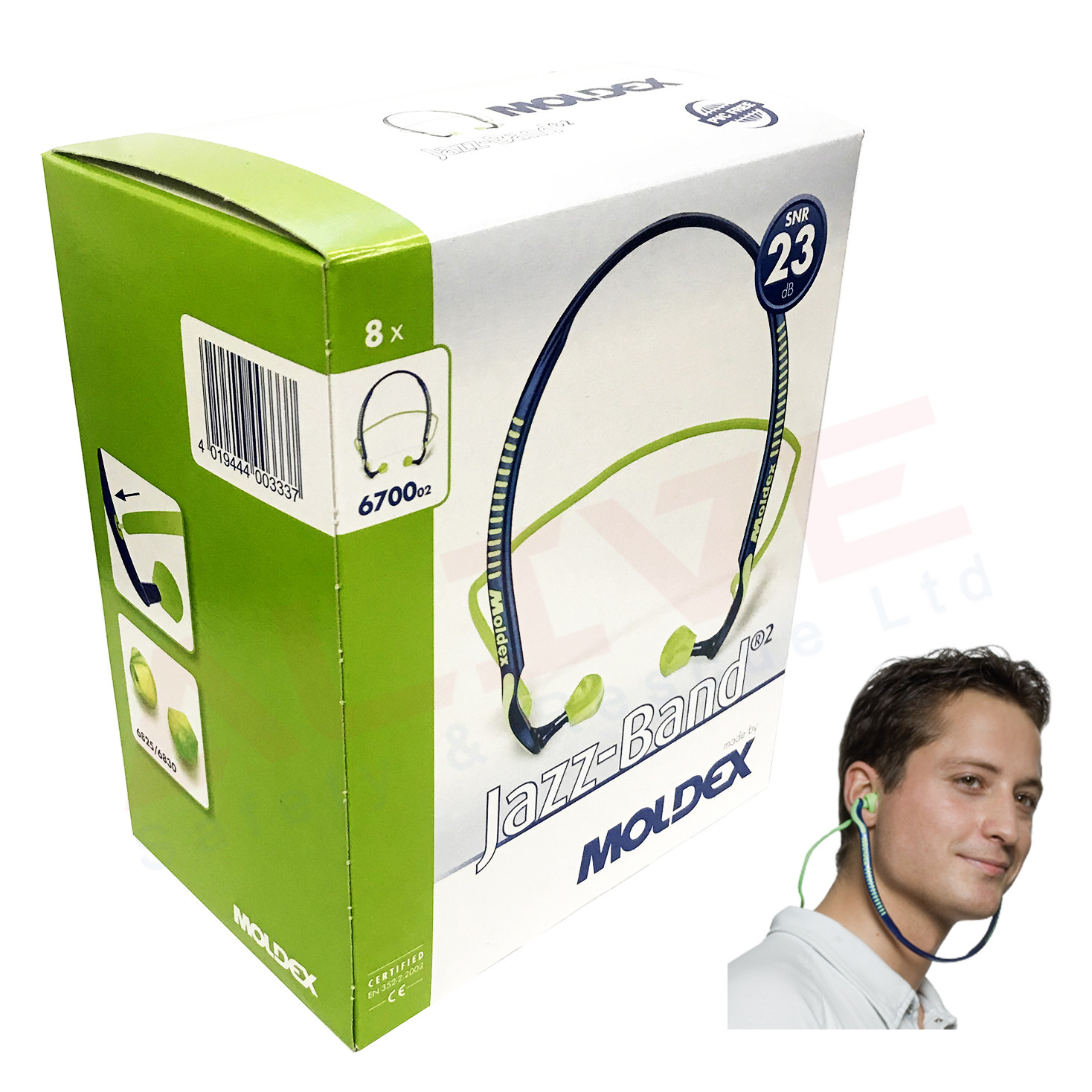 MOLDEX Banded Earplugs 6700 Jazz Band Banded Ear Plugs Ear Protection ...