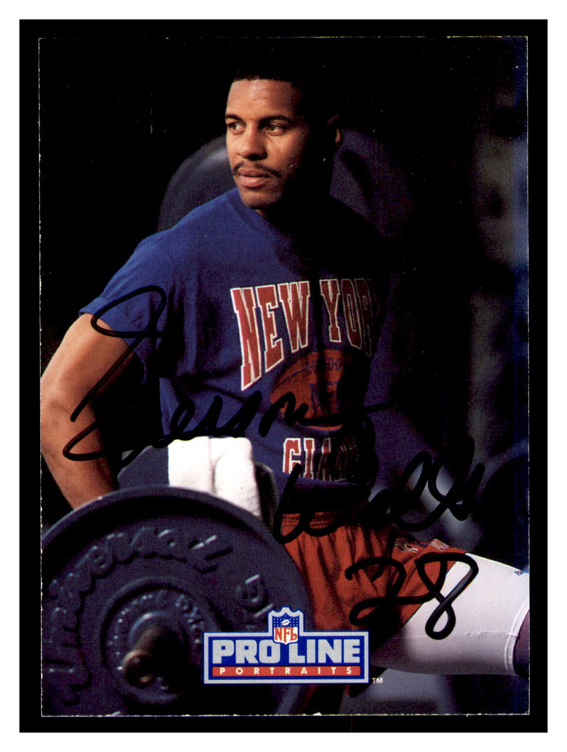 Everson Walls Signed 1991 Pro Line Card #87 Autographed Giants 84631 | eBay
