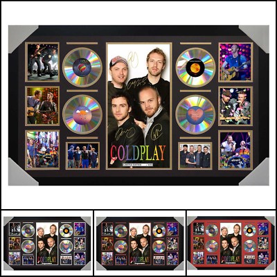 Coldplay 4CD Signed Framed Memorabilia LTD Large - 2018 - Multiple ...