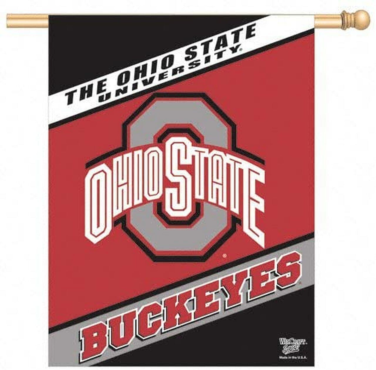 Ohio State Buckeyes Banner 27x37 Vertical Alternate Design | eBay
