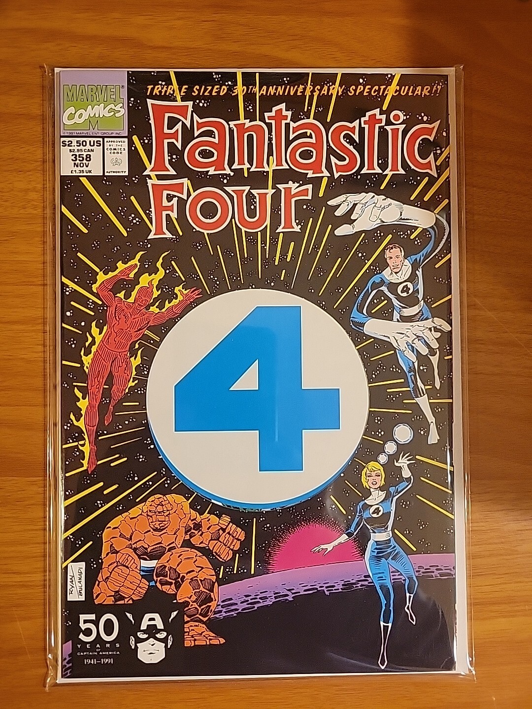 VD -- FANTASTIC FOUR #358 (1991) 1st appearance of Paibok the Power ...