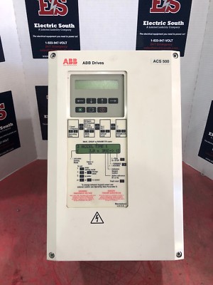 ABB ACS 500 Drive ACS501-007-4-00P2 10 HP 480 Volt | eBay