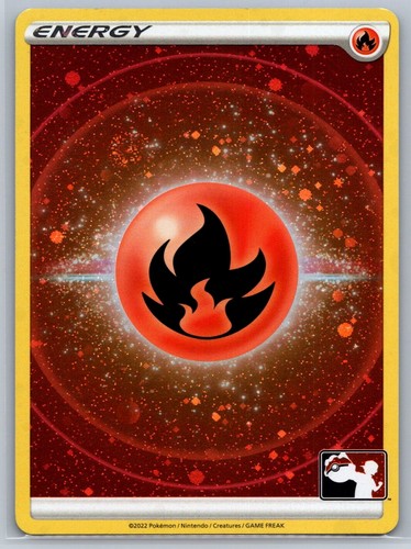 FIRE Energy - Prize Pack Series 3 - Brilliant Stars Cosmos Holo Pokemon ...