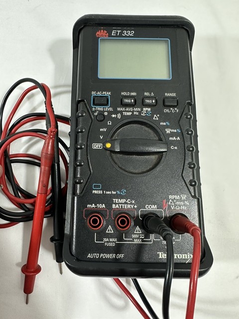 Tektronix Mac Tools Et 332 ET332 Multimeter Tester Automotive Checker ...