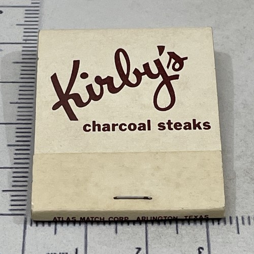 Matchbook Cover Colby’s charcoal steaks Dallas, Texas gmg Unstruck | eBay