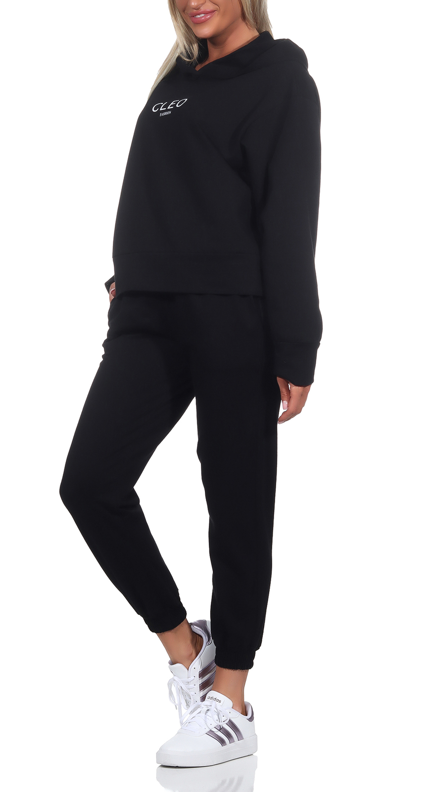 Jogginganzug Damen Zweiteiler Training Set Fitness Sport Hoodie Hose ...