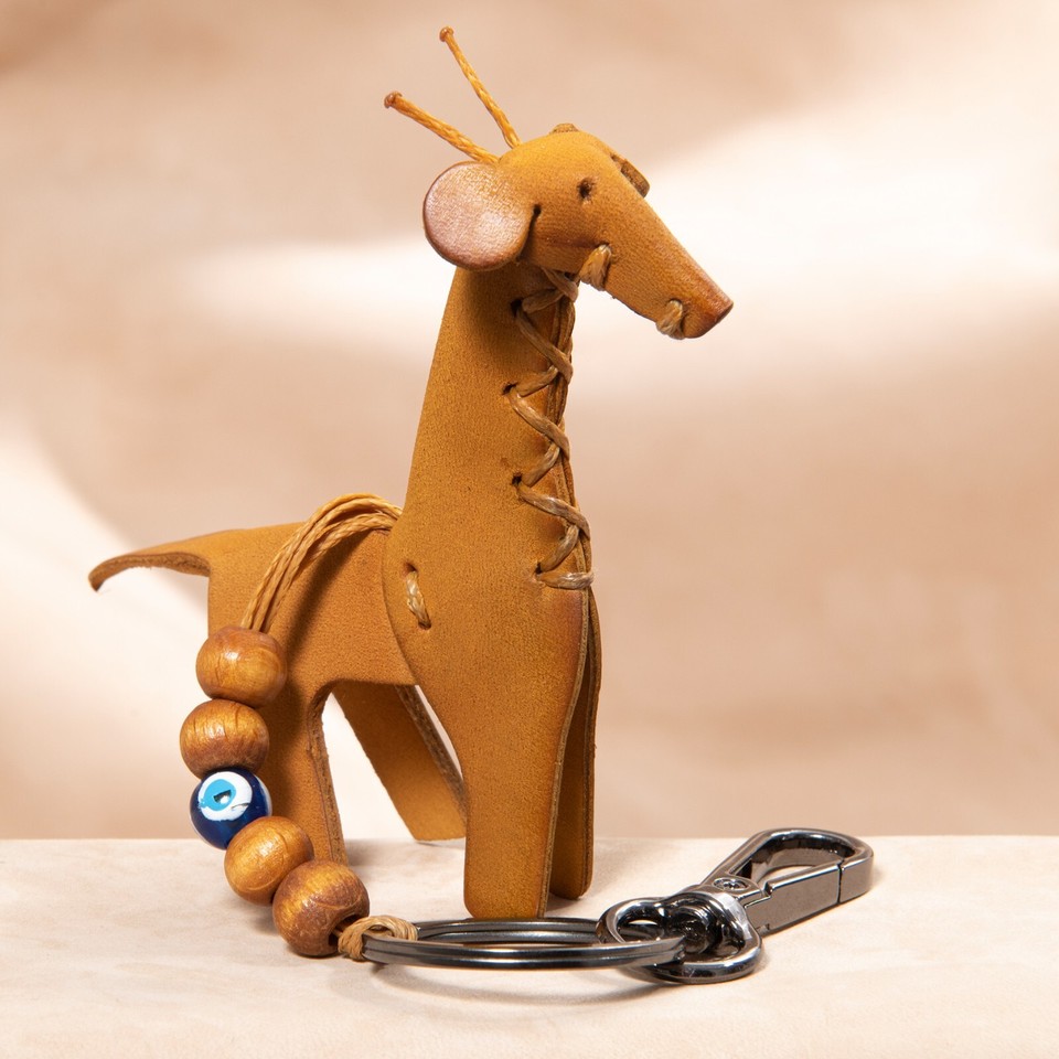 Leather Elephant Keychain, Charm for Women's Purse & Bags | Handmade ...