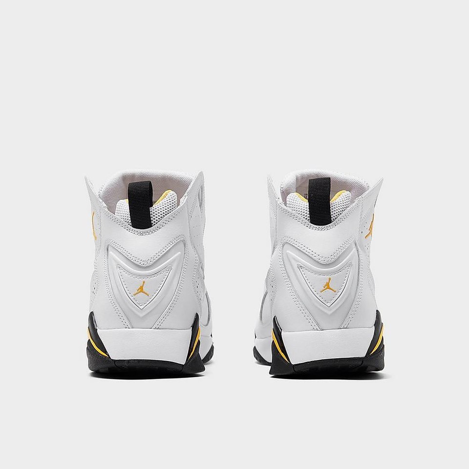 NIB $150 Men's Jordan True Flight White/Black-Yellow Ochre 342964 107 ...