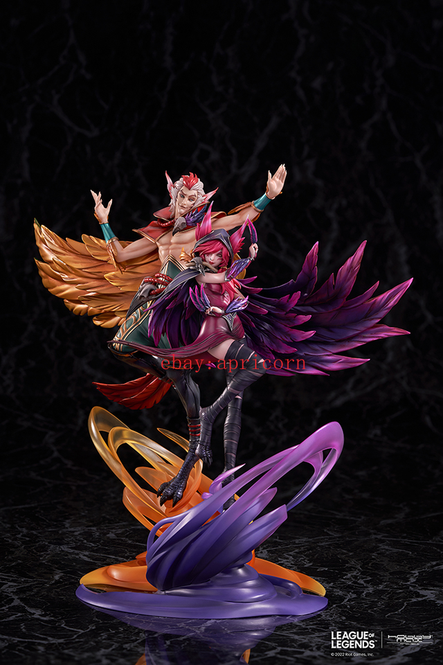HobbyMax League of Legends Xayah Rakan Statue Figure Model Collectible ...