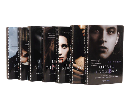 J.R Ward 1° Editions 7X Series Fraternal Pin Del Spear Nero Rizzoli HD ...