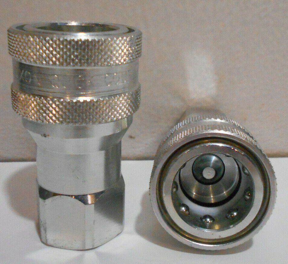 X2 Dixon 4KF4 Steel 1/2 ISO-A Hydraulic Fitting, 1/2 F- NPT Coupler 56 ...