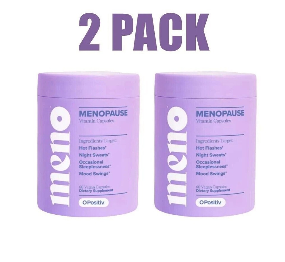 1-3 Pack O Positiv Health Meno Menopause Capsule Vitamins 60 Capsules ...