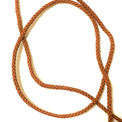 3.6mm Braided Cord Trim Braided Rope Lacing Cord 9/64" Brown 15 yds # ...