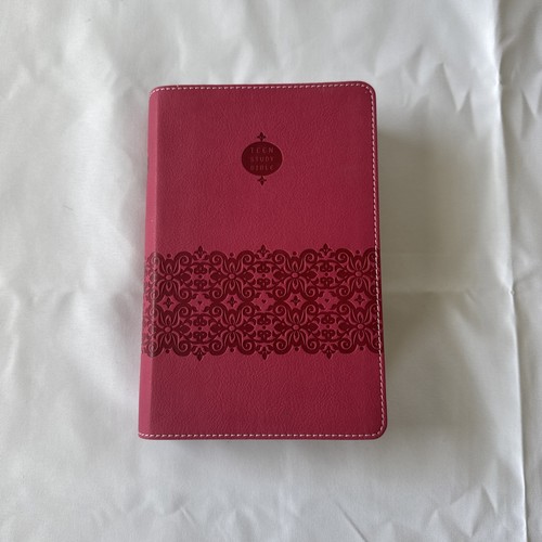 New Pink NIV Teen Study Bible Compact Lay Flat Leathersoft Zondervan | eBay