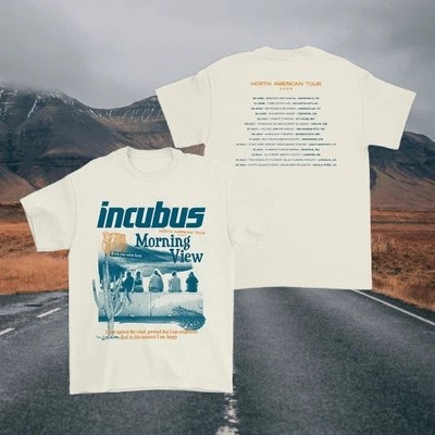 SALE! INCUBUS Tour T-Shirt Morning View US Tour 2025, REPRINT | eBay