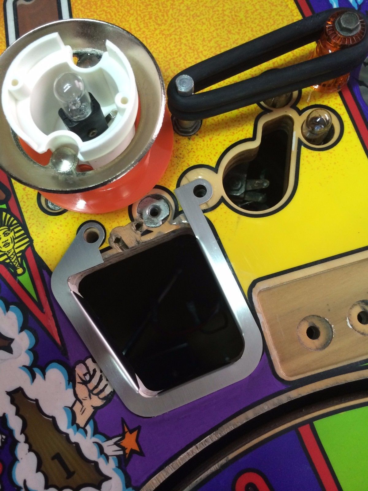 Monster Bash Pinball Hole Protector - MB Pinball Protector | eBay