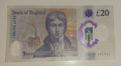 RARE 20 Pound note AK47 09 Excellent Condition LOW SERIAL Collectors ...