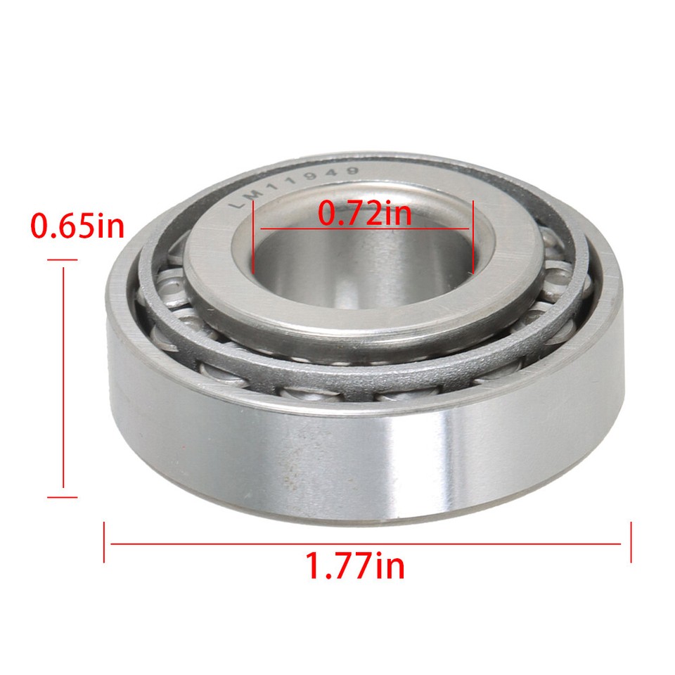 2 Set Golf Cart Front Wheel Bearings+Seal Kit For Club Car 1982-2002 DS ...
