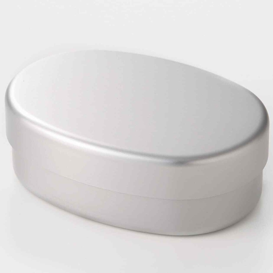 MUJI aluminum Lunch Box small 280ml Bento Food Container simple design ...