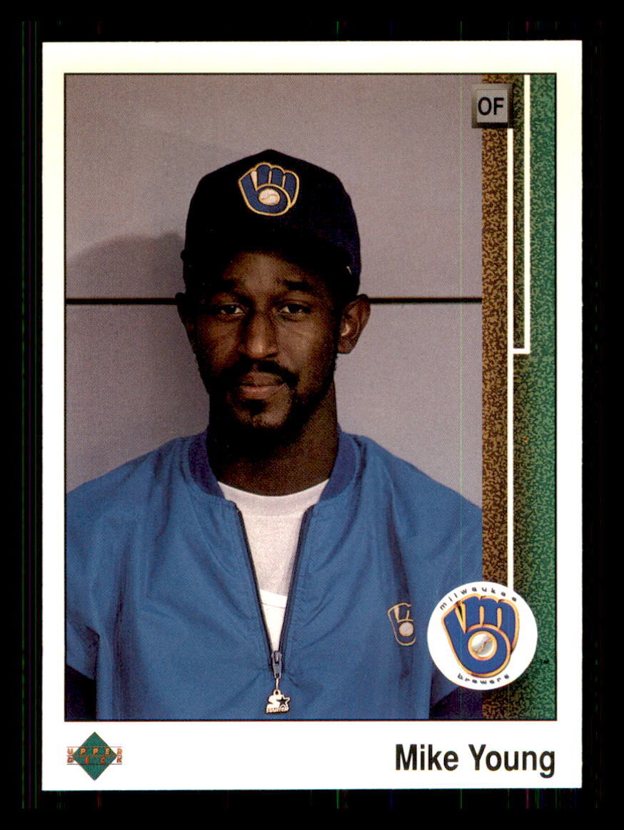 1989 Baseball 1989 Upper Deck Mike Young Milwaukee Brewers #649 1 | eBay