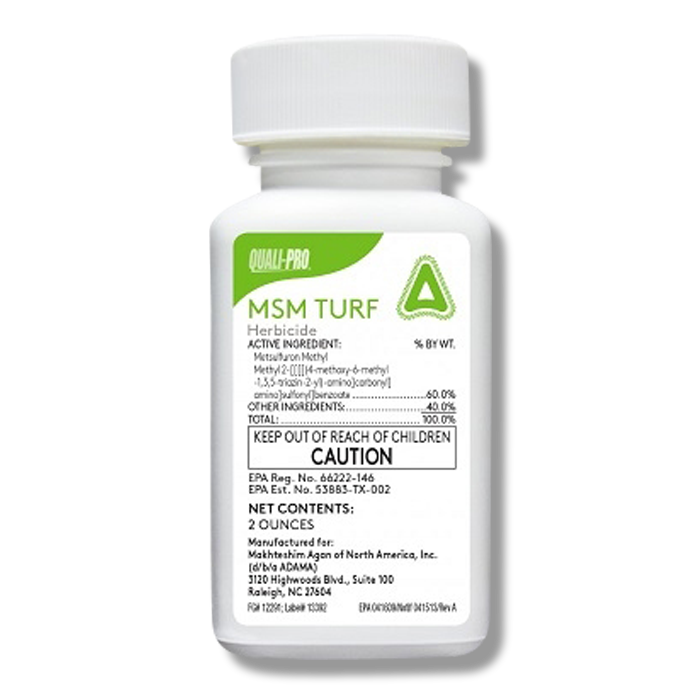 MSM Turf 2oz- Metsulfuron Methyl 60% Herbicide Manor DF 72693299122| eBay