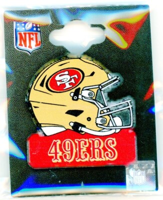 49ers Helmet pin New in Package SF San Francisco Forty Niners pin mint ...