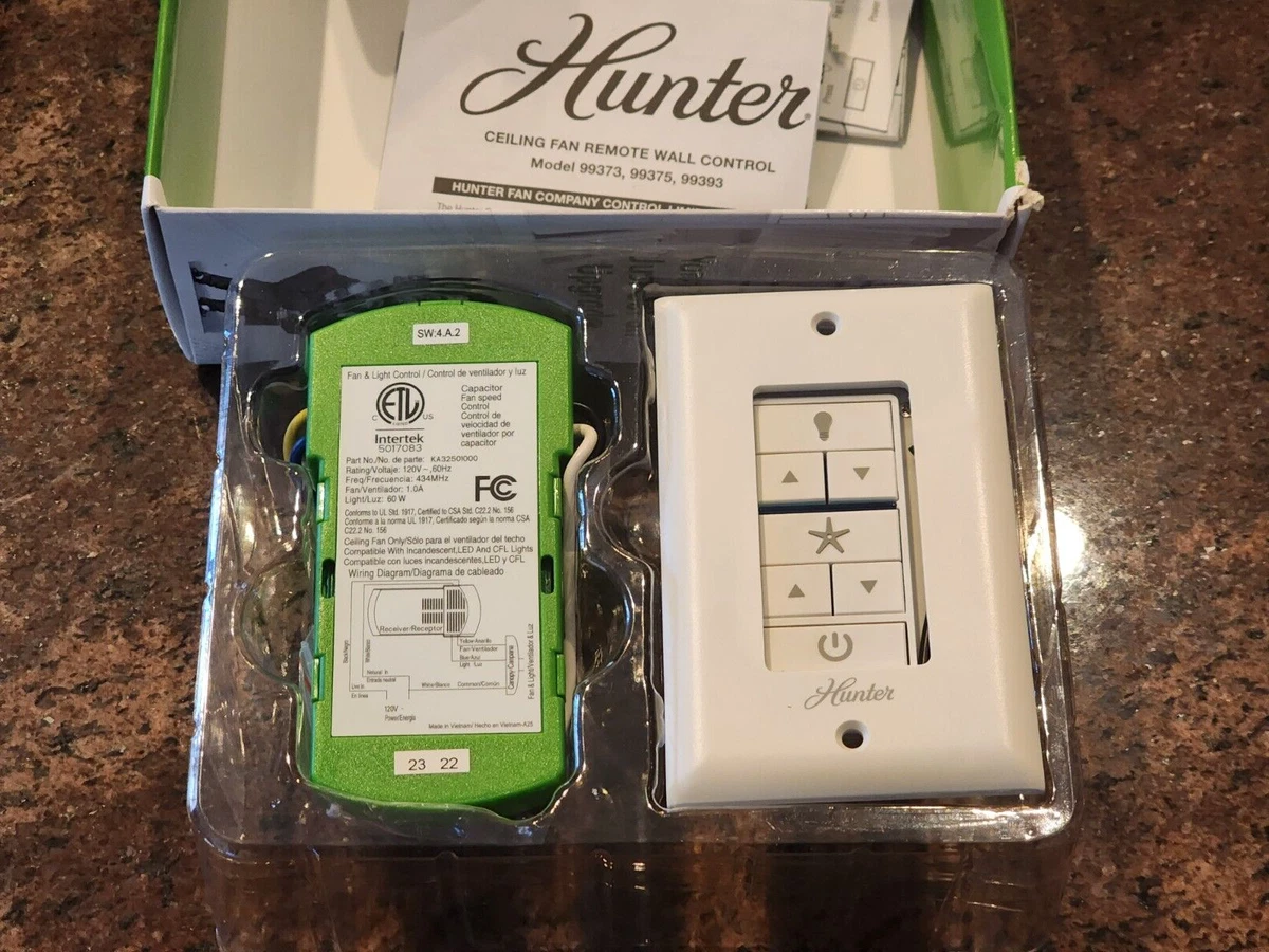 Hunter Universal Ceiling Fan Remote Wiring Diagram | Shelly Lighting