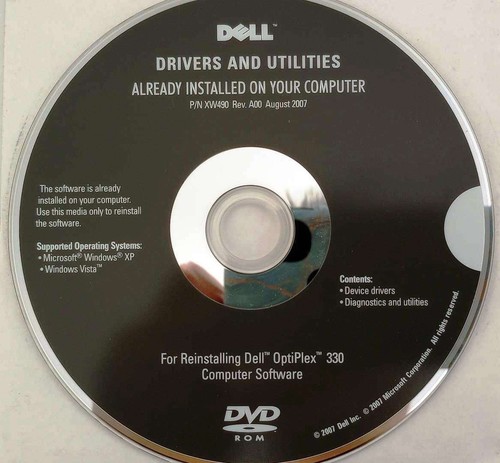 Dell OptiPlex 330 Drivers & Utilities DVD & PowerDVD 7.0 | eBay