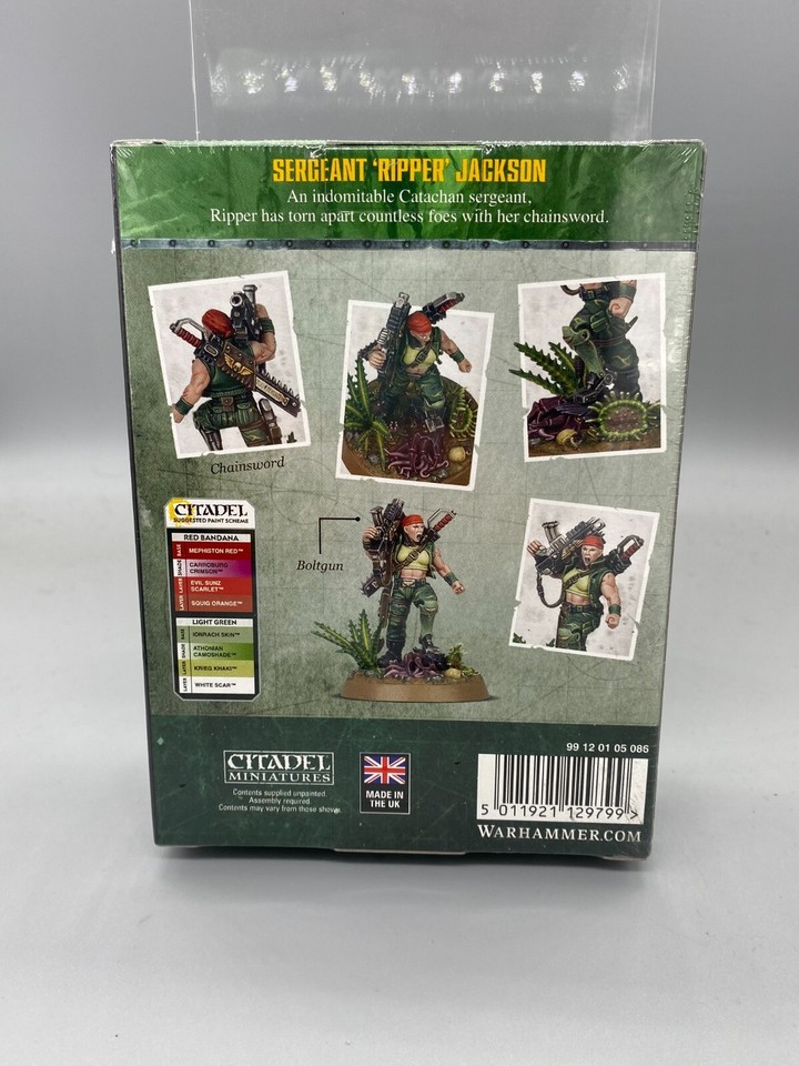 GW 40K - Commemorative Series Astra Militarum Sergeant 'Ripper' Jackson ...