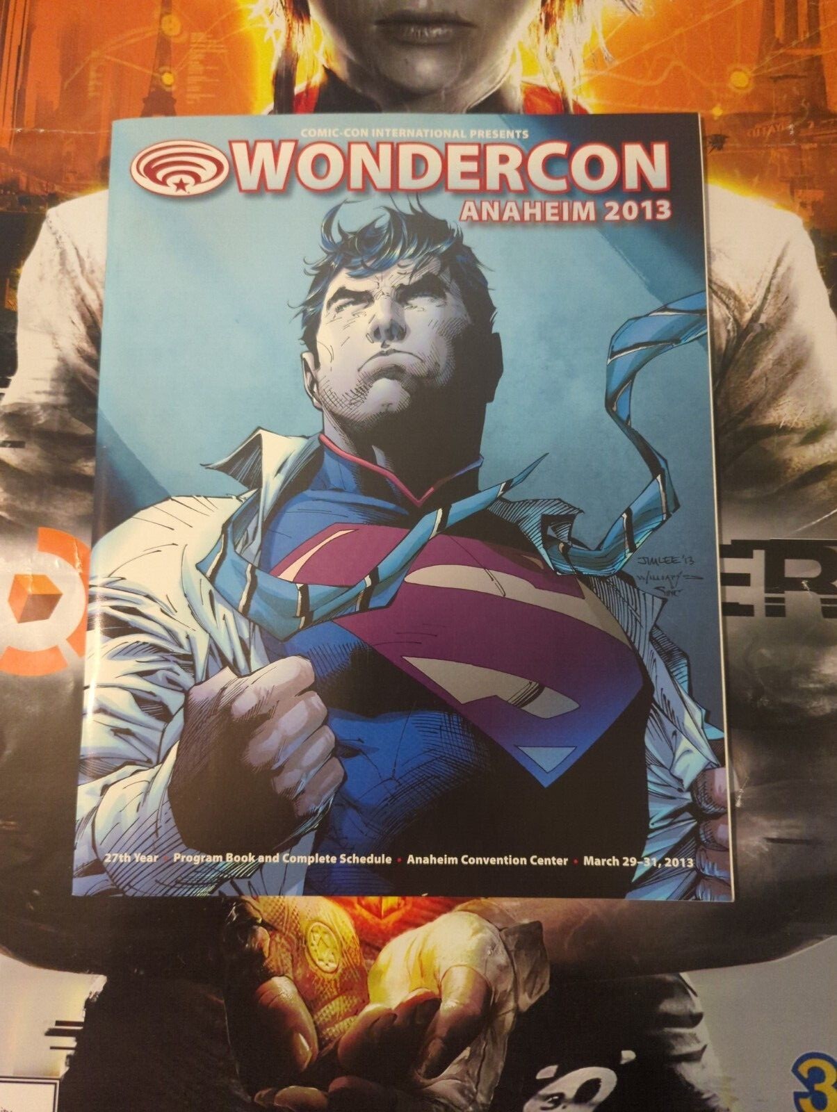 WonderCon Program Book (2013) - Superman Cover By Jim Lee - WonderCon ...