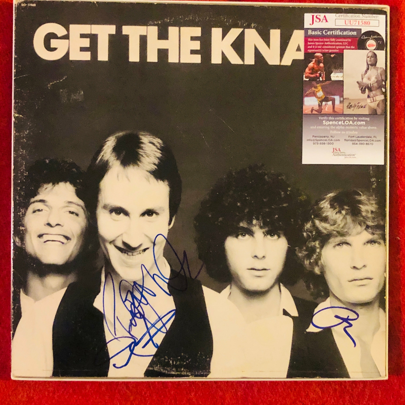 The Knack Autograph Signed "Get the Knack" Album Record X 3 LP Doug ...