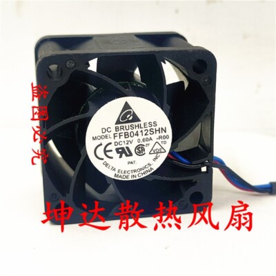 1 PCS Delta Fan FFB0412SHN-R00 DC 12V 0.60A 40*40*28MM 3-pin server ...