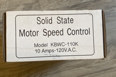Speed Controls - Solid State Motor Speed Control