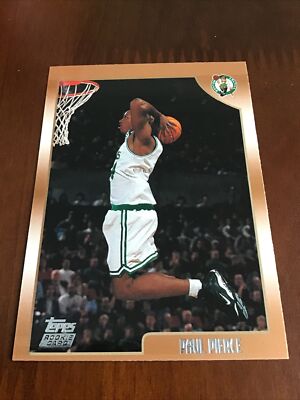 1998-99 Topps Paul Pierce Base Rookie Card #135 Boston Celtics RC | eBay