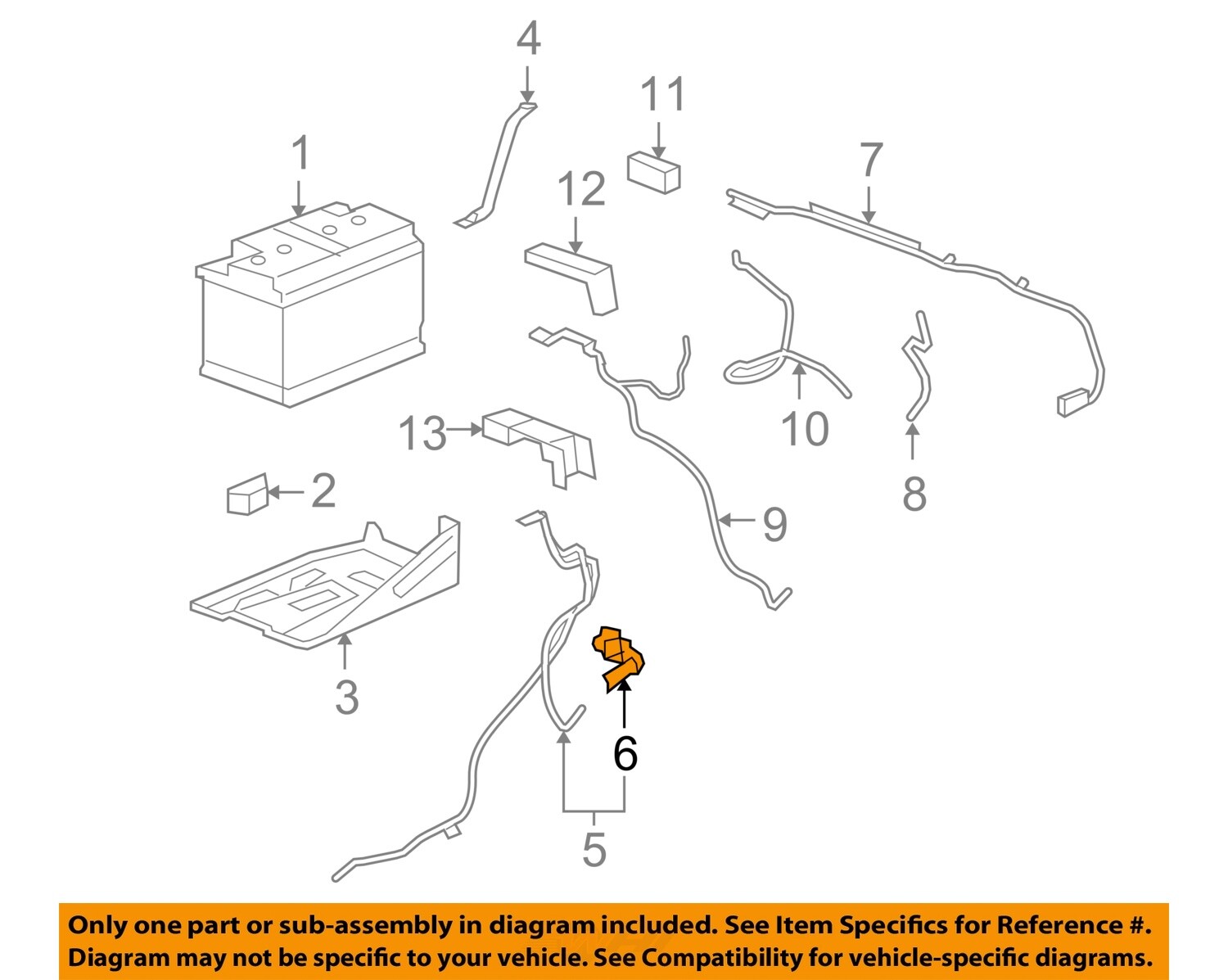 GM OEM 05-23 Acadia Limited Electrical Battery-Sensor 13505369 | eBay