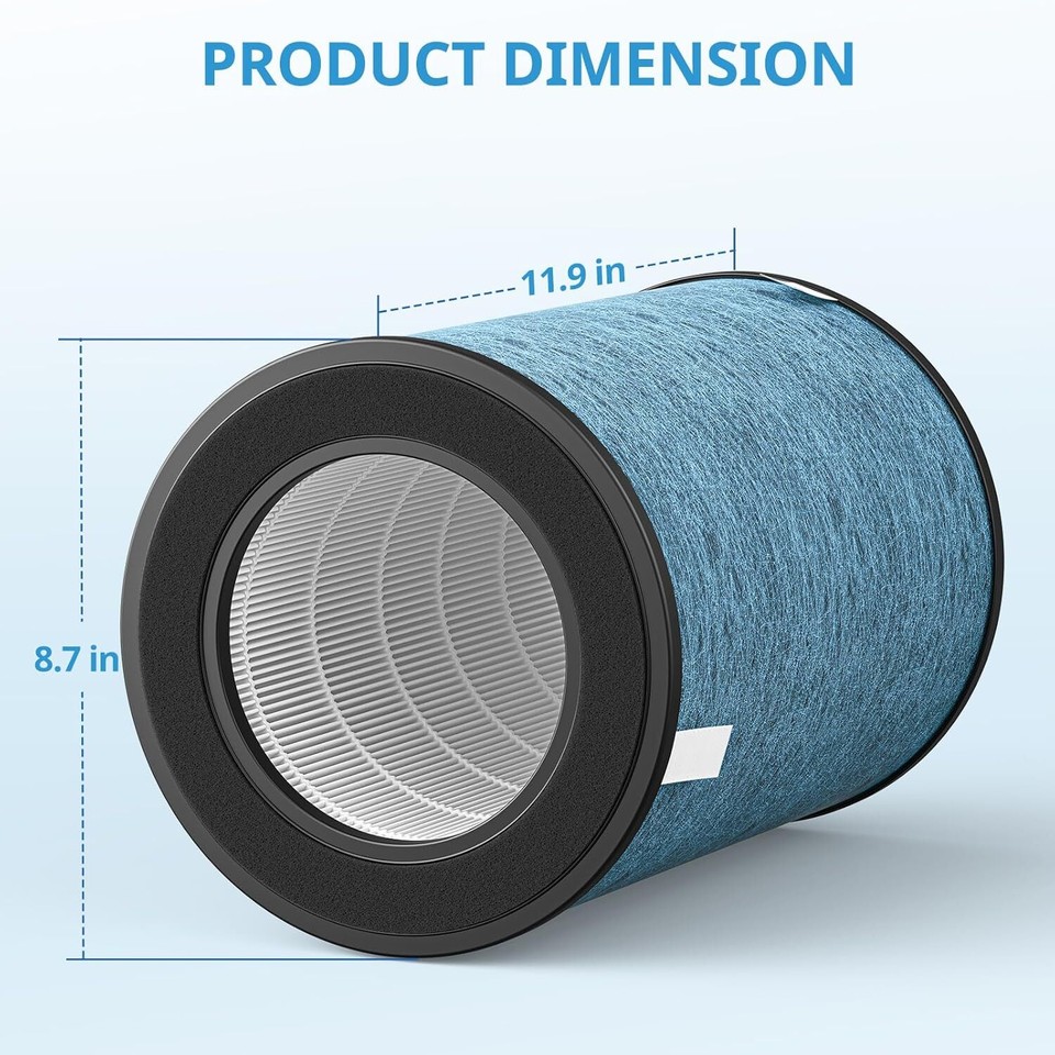 HP302 Replacement Filter Compatible with Shark HP302, HP301 UA205 Air ...