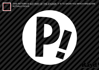 (2x) FLCL P! Sticker Decal Die Cut Self Adhesive Vinyl fooly cooly | eBay