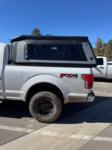 Flated Topper Inflatable Camper Shell F150 Long Bed 6.5' Mid Rise Cap ...