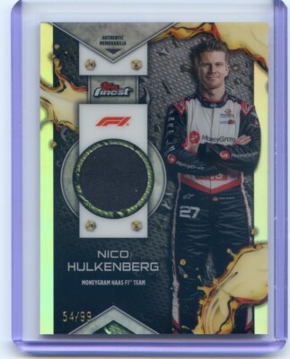2024 Topps Finest Formula 1 NIKO HULKENBERG #F1R-HUL F1 RELIC REFRACTOR ...