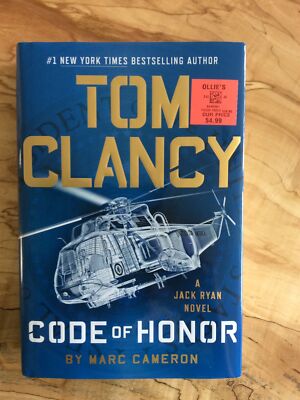 TOM CLANCY CODE OF HONOR BY MARC CAMERON HARDCOVER - A JACK RYAN NOVEL ...