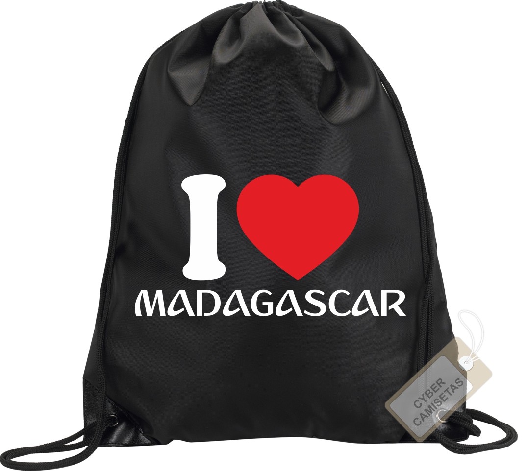 I Love Madagascar Backpack Bag Gym Handbag Sport Man Woman | eBay