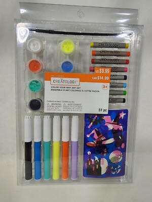 Creatology 51 pc Color Your Way Halloween Art Set | eBay