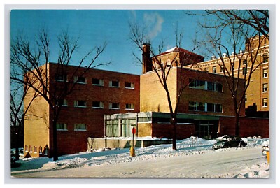 Postcard: WI 1960 Jackson Clinic, Winter, Snow, Madison, Wisconsin ...