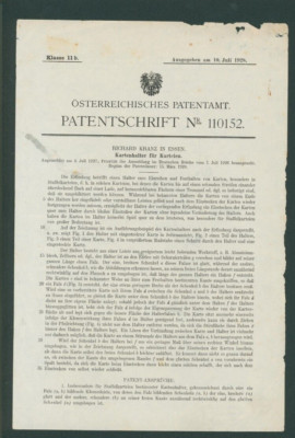 Vintage Austrian Patent Document 1928 | eBay